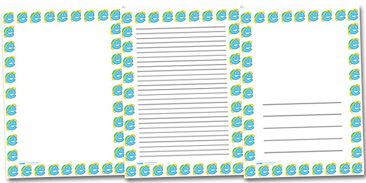 Explorer Portrait Page Borders- Portrait Page Borders