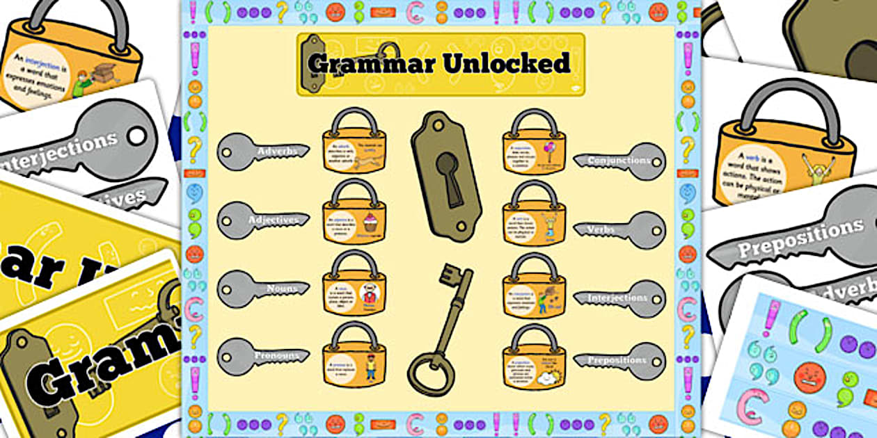 Ready Made Grammar Unlocked Display Pack (teacher made)