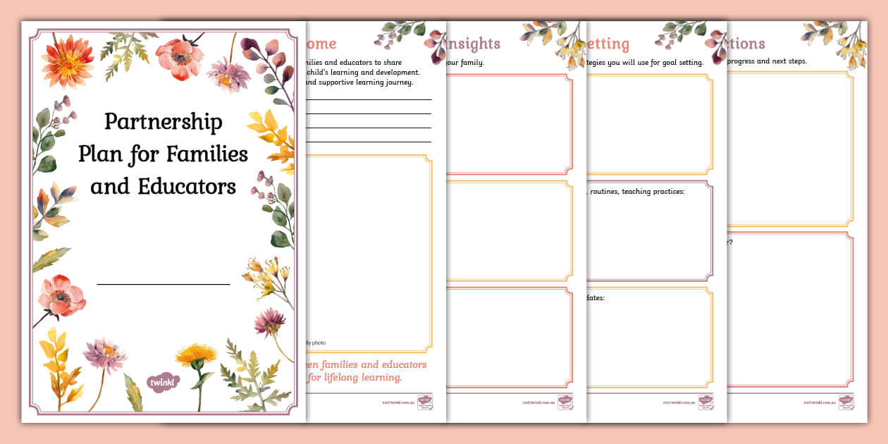 Partnership Plan for Families and Educators (teacher made)