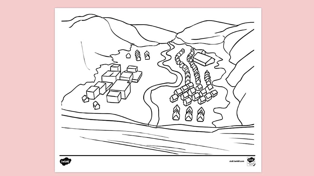 Flood Colouring Sheet | Colouring Sheets (teacher made)