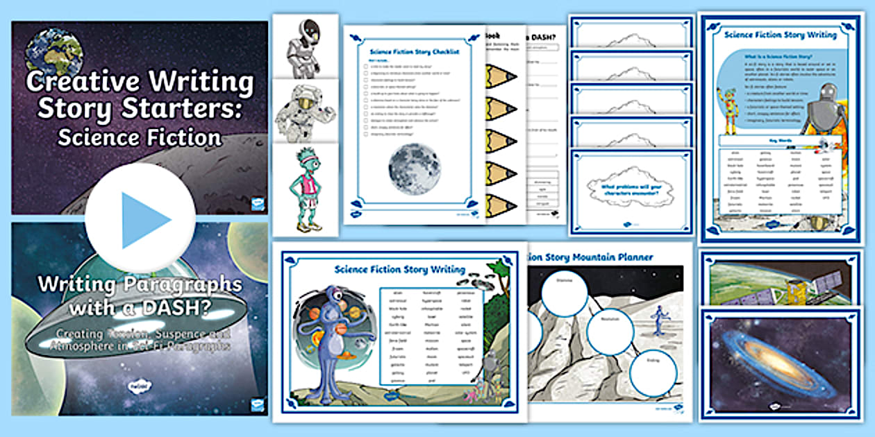 How to Write a Science Fiction Story for Kids Resource Pack