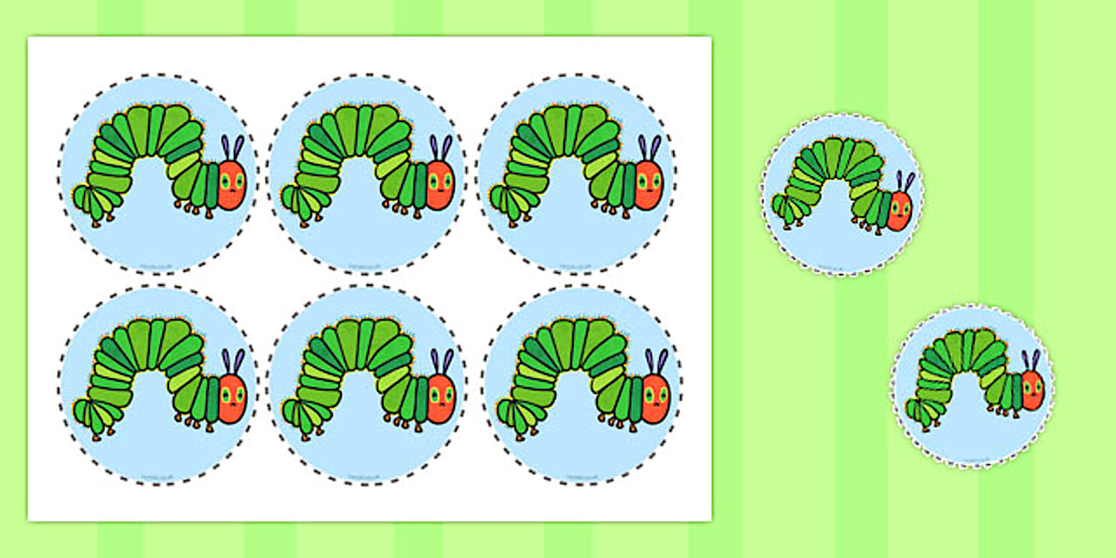 Circular Picture Cut Outs to Support Teaching on The Very Hungry ...