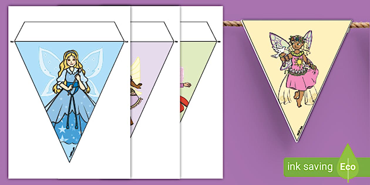 Fairy Bunting Display - Decoration Resource (teacher made)