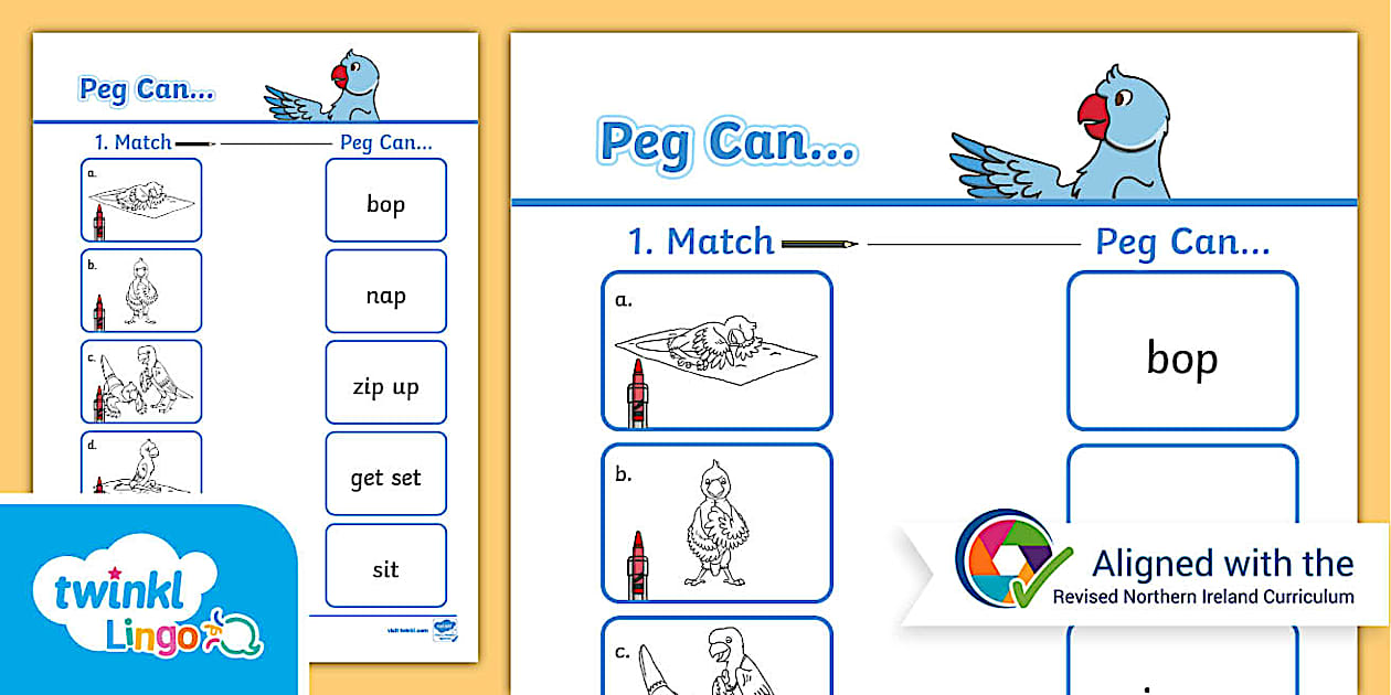 Peg Can...Activity Sheets (Teacher-Made) - Twinkl