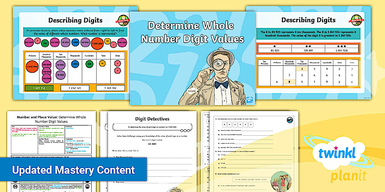 Y5 Read and Write Numbers PlanIt Maths Lesson 2 - Twinkl