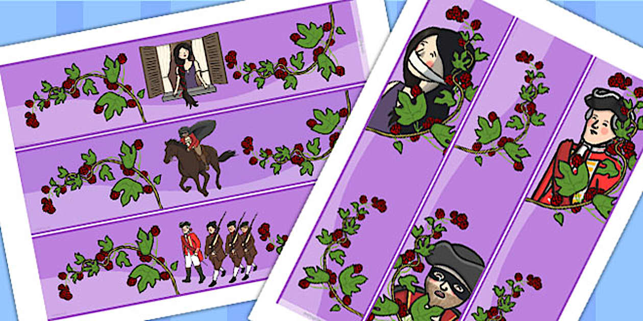 The Highwayman Display Borders (Teacher-Made) - Twinkl