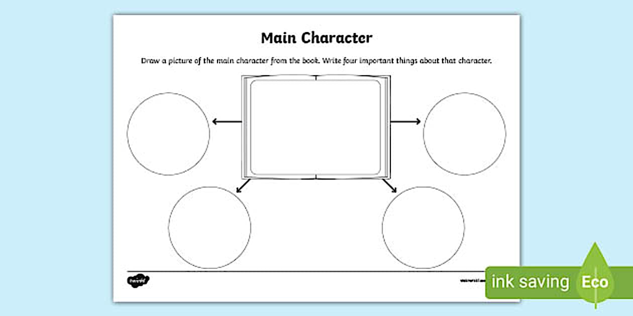Main Character Reading Comprehension Activity (teacher made)