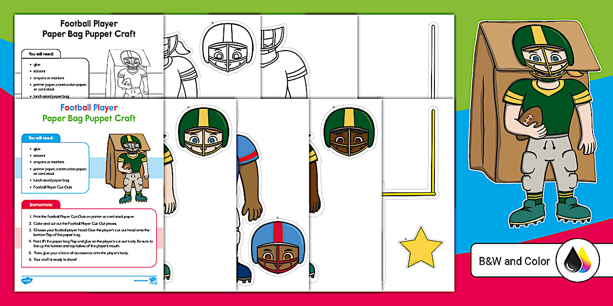 Paper Bag Players Craft | PreK Resource | Twinkl USA