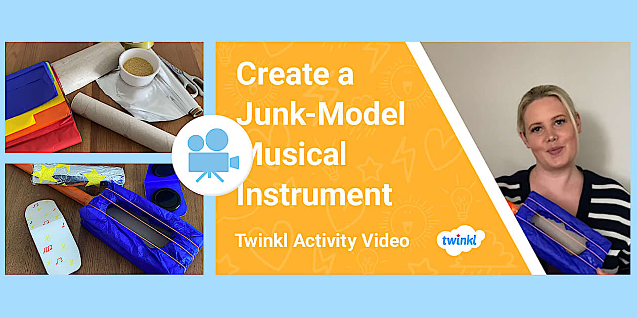 KS1 (Ages 5-7) Activity Video: Create a Junk-Model Musical Instrument