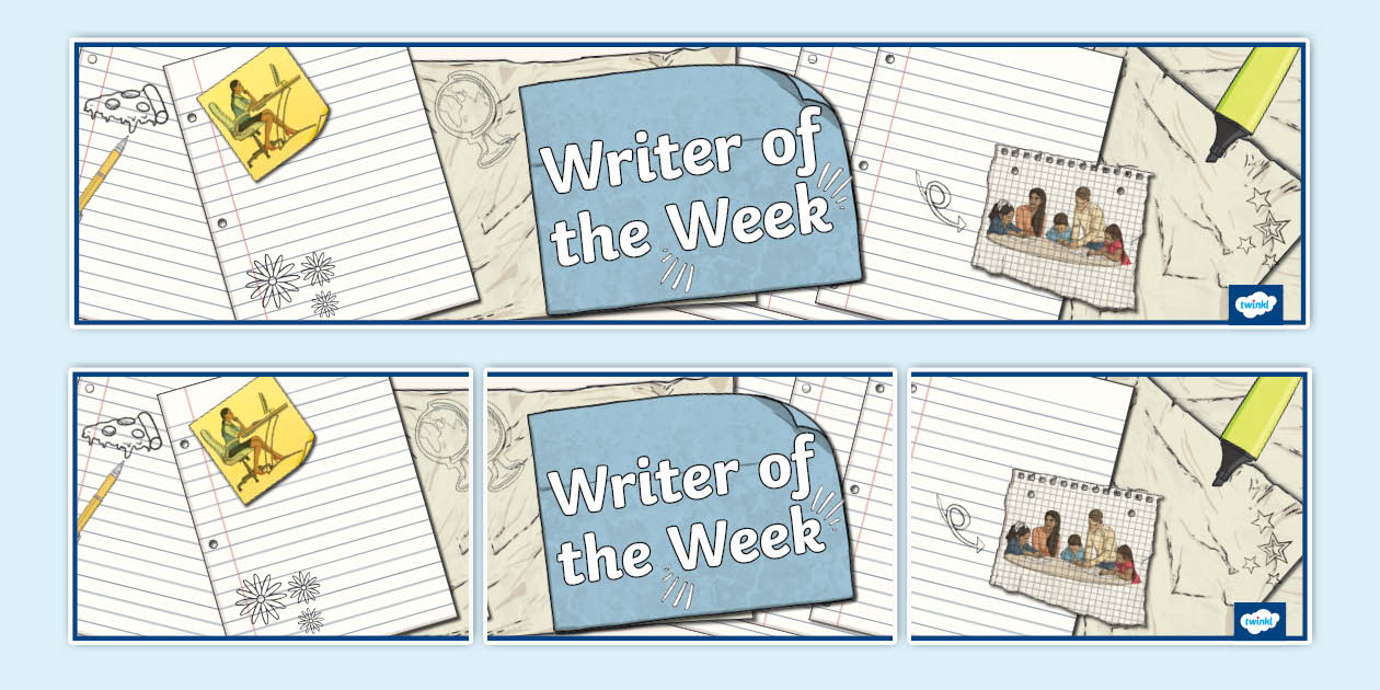 KS2 Writer of the Week Display Banner (Teacher-Made)