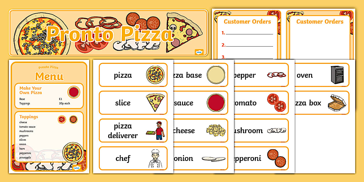 Pizza Shop Role-Play Pack | Twinkl - Twinkl