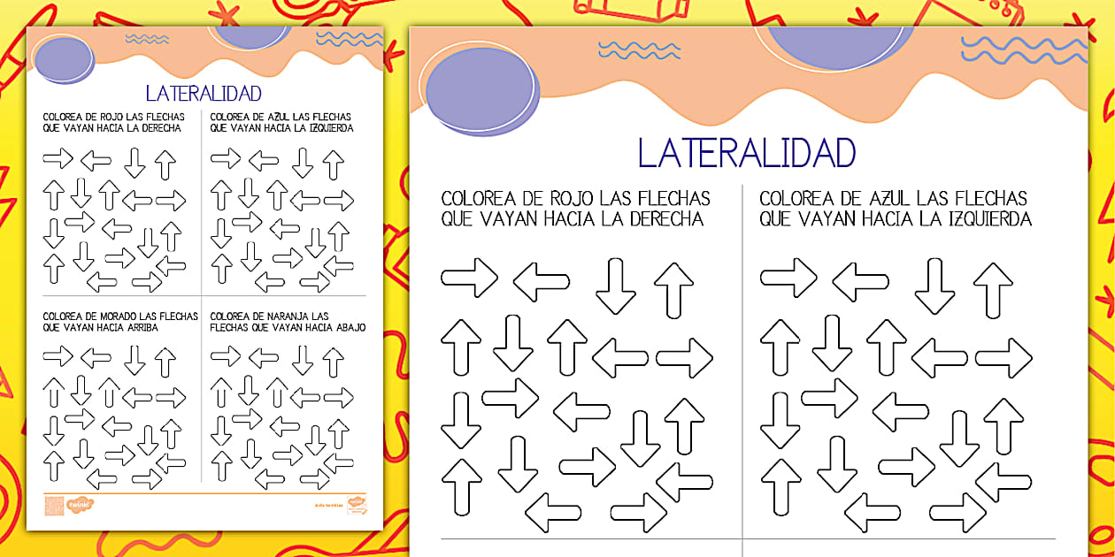 Ficha de actividad: Lateralidad - Educación Infantil