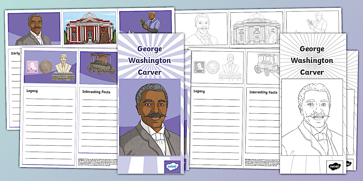 George Washington Carver Leaflet Template