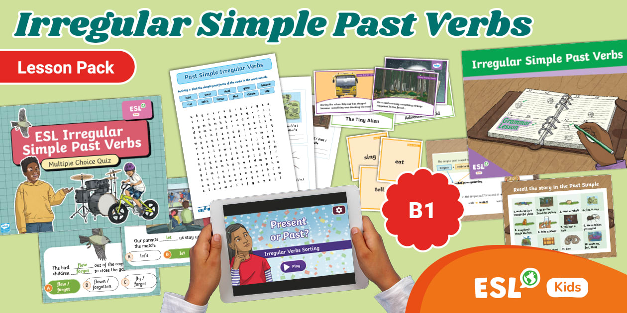 Irregular Simple Past Verbs Lesson Plan [Kids, B1]