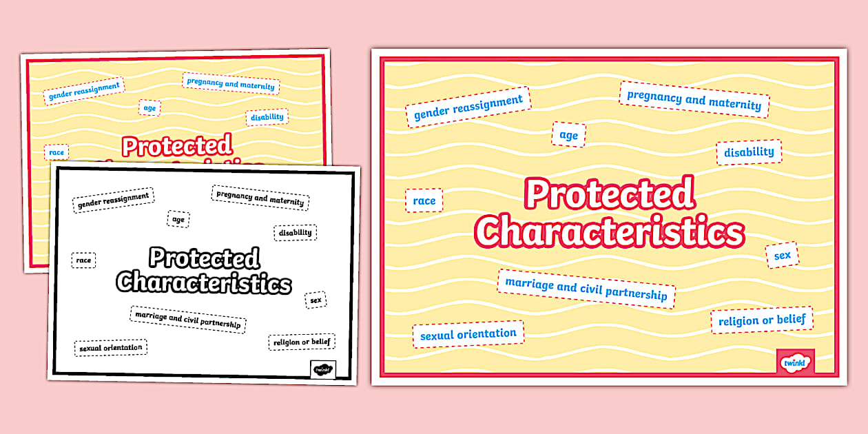 Protected Characteristics Display Poster (Teacher-Made)