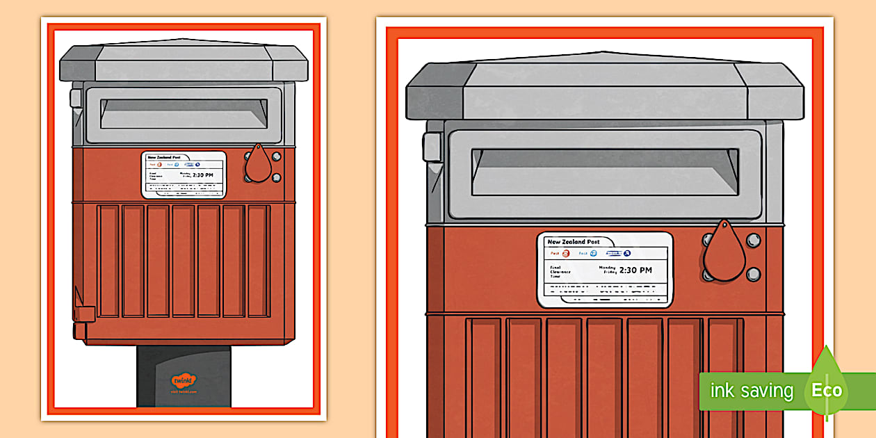 New Zealand Post Box Display Posters (teacher made) - Twinkl
