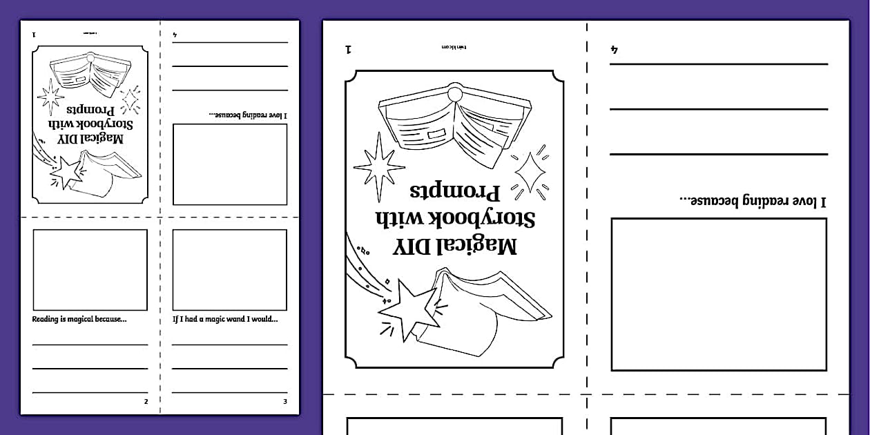 Magical DIY Storybook with Prompts (teacher made) - Twinkl