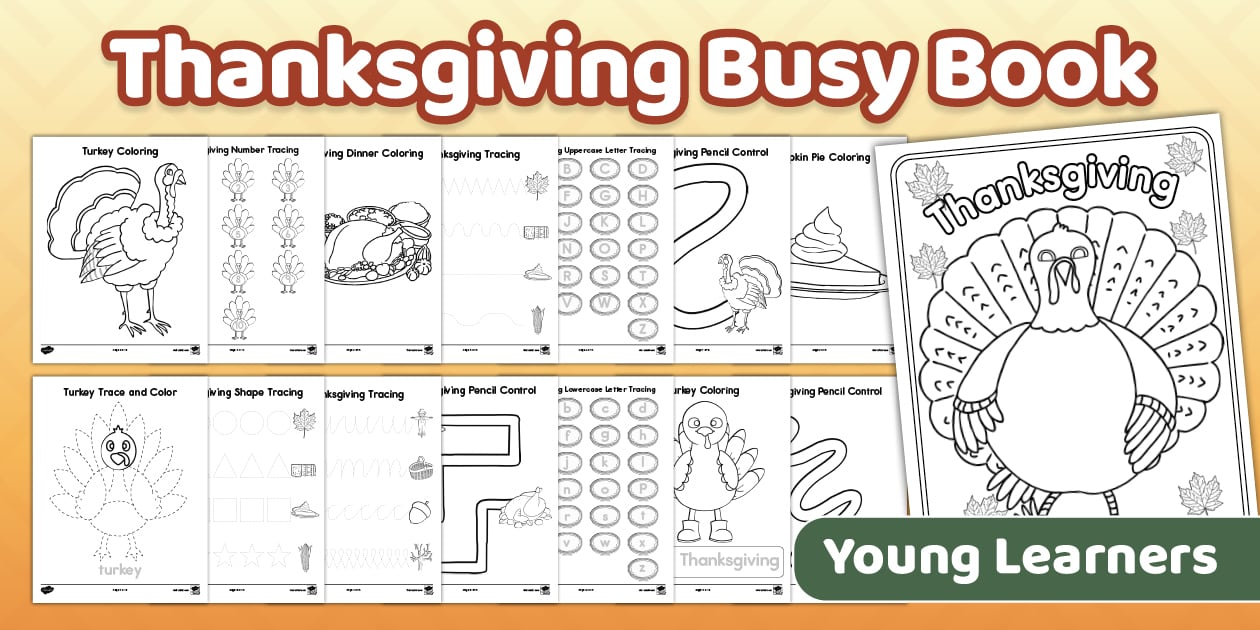 Printable Thanksgiving Booklet | Resource | Twinkl USA