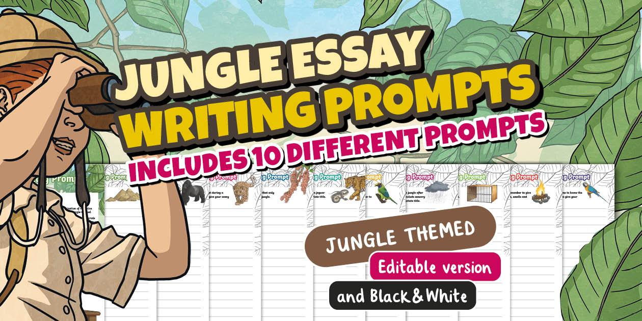 IP English – Jungle Essay Writing Prompts – Activity