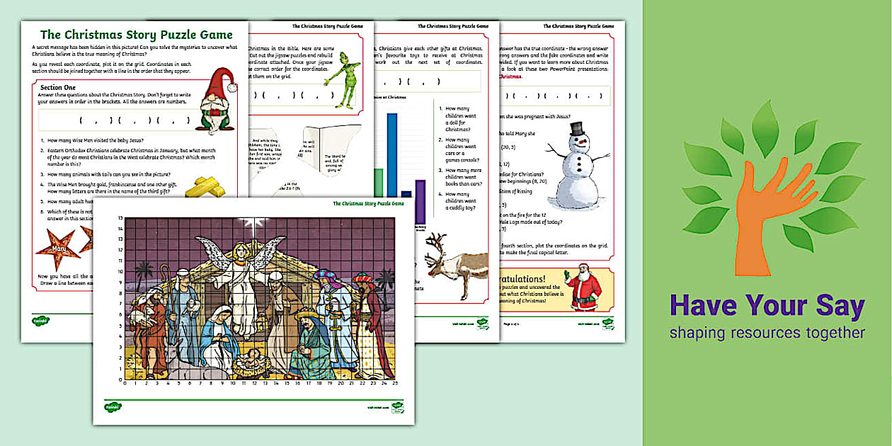 Christmas Puzzle Game - Twinkl