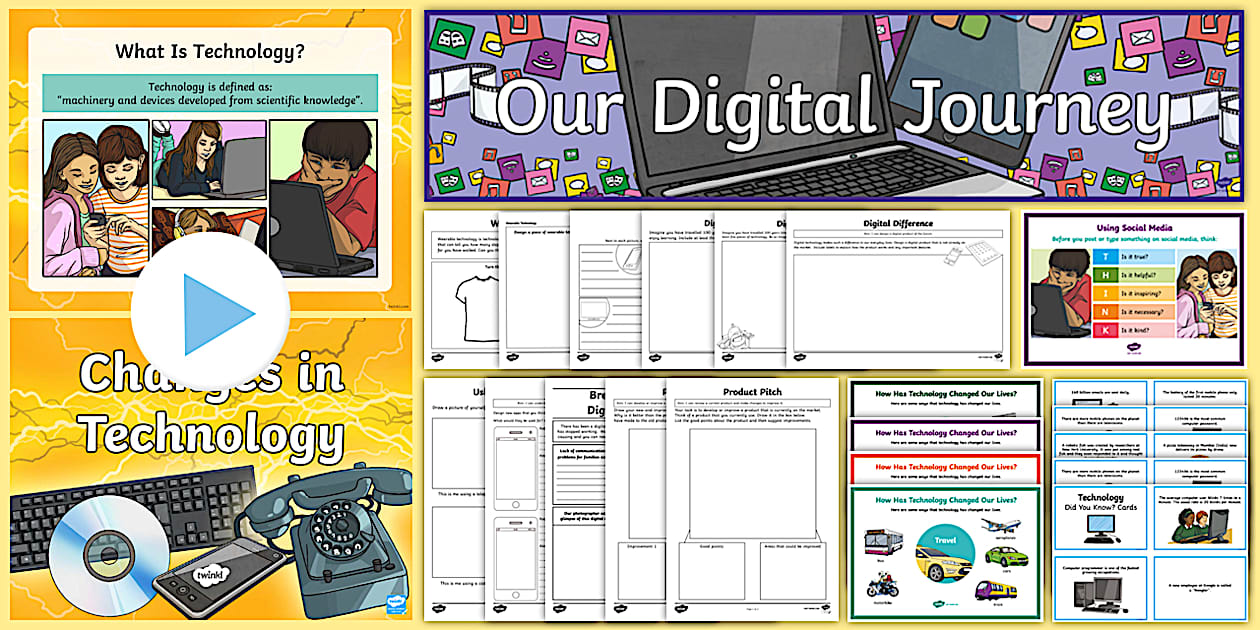 Changes in Technology Resource Pack (teacher made) - Twinkl