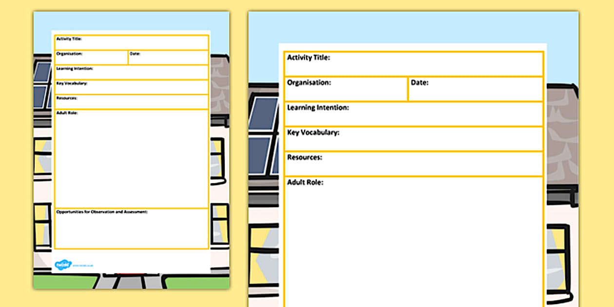 Houses and Homes Themed Adult Led Carpet Based Activity Plan