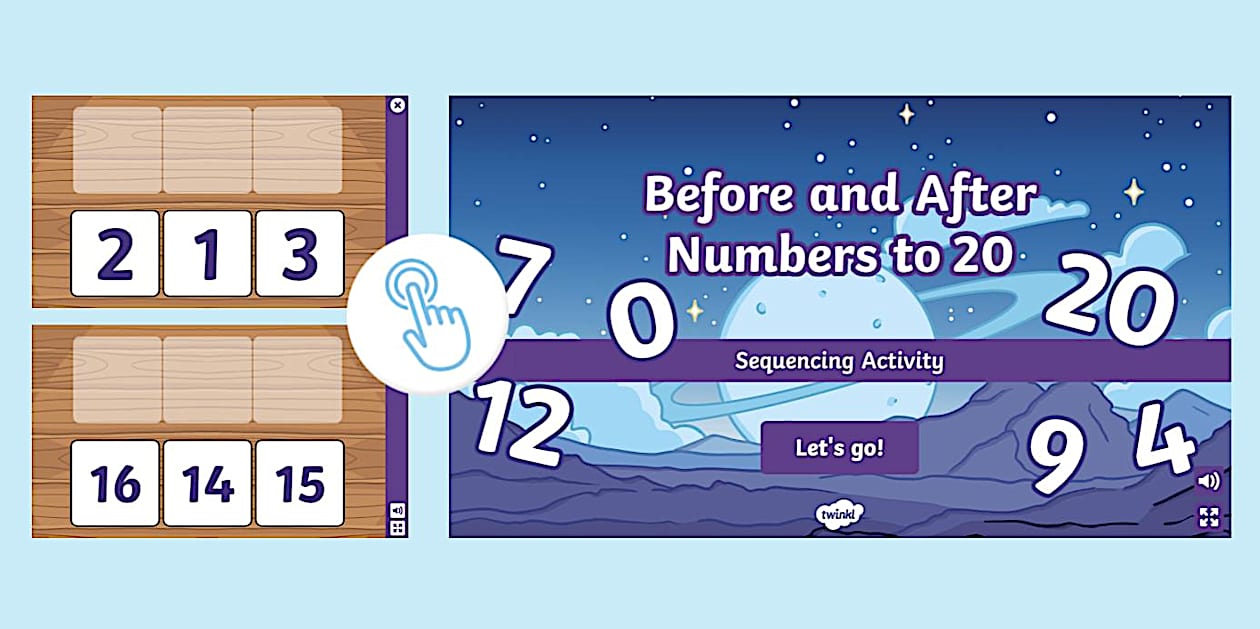 Before and After Numbers to 20 Interactive Game - Twinkl