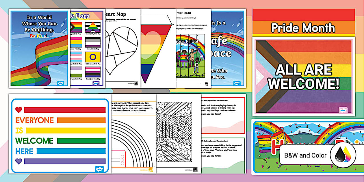 FREE LGBTQ Pride Classroom Pack | Celebrating Pride | Twinkl USA