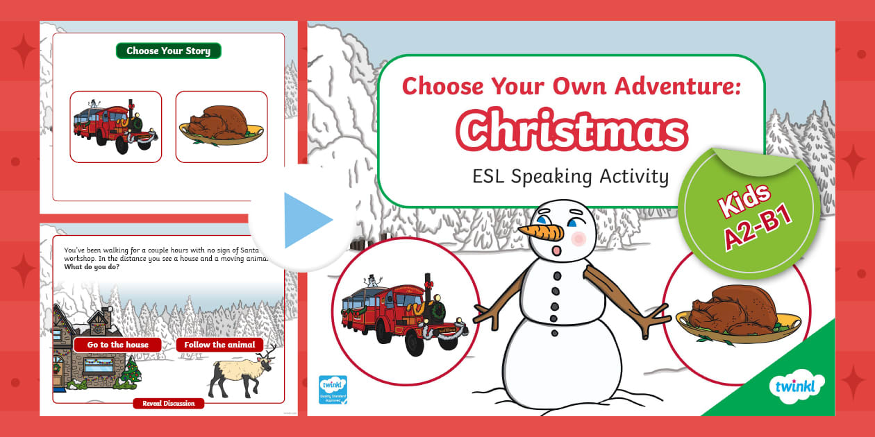 Twinkl Christmas ESL Adventure Game (teacher made) - Twinkl