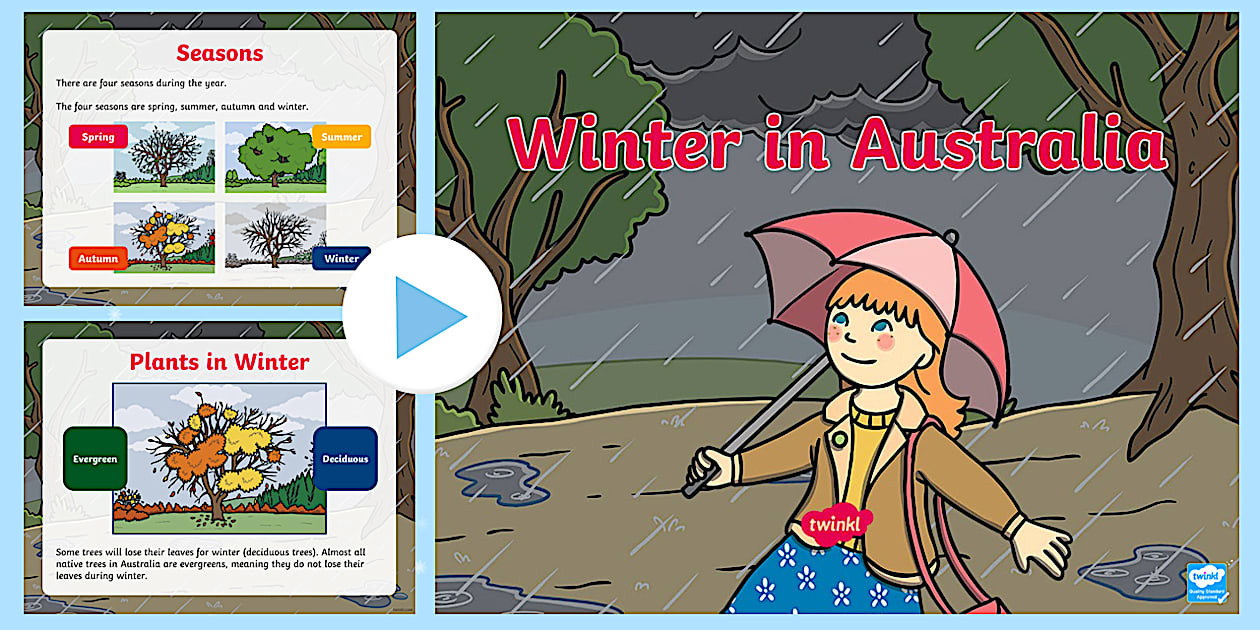 Winter in Australia PowerPoint - Twinkl