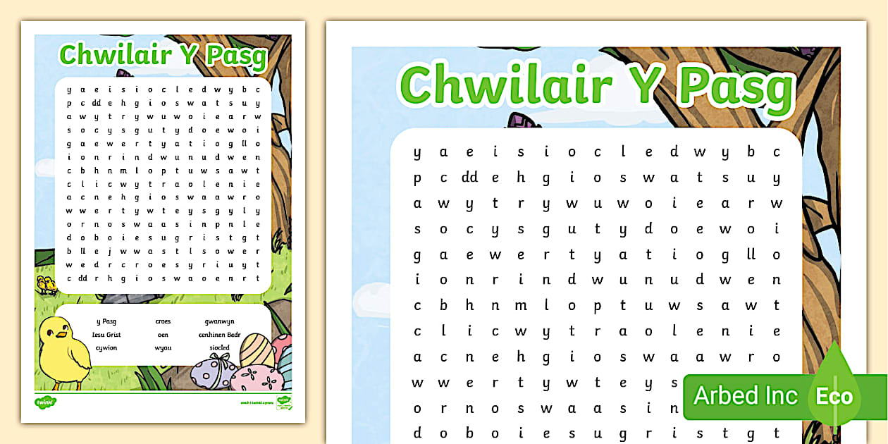 Chwilair Y Pasg (teacher made) - Twinkl