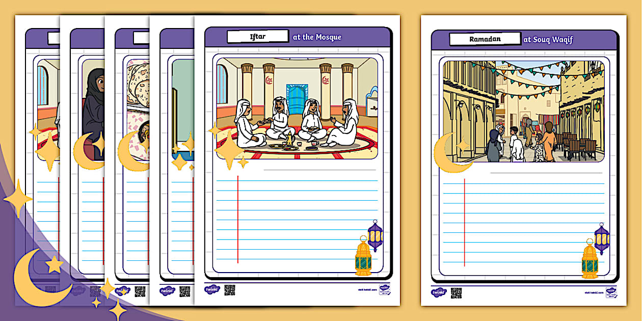 Ramadan Writing Frames (teacher made) - Twinkl