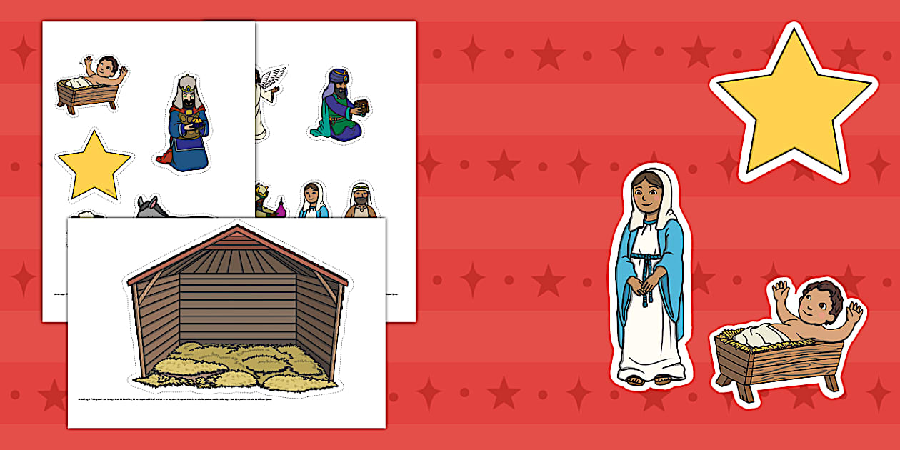 Recortables: El Portal de Belén