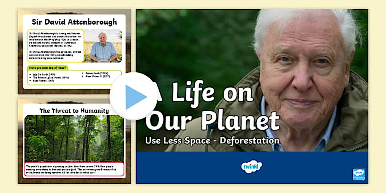 FREE! - Life on Our Planet PowerPoint: Use Less Space | Twinkl