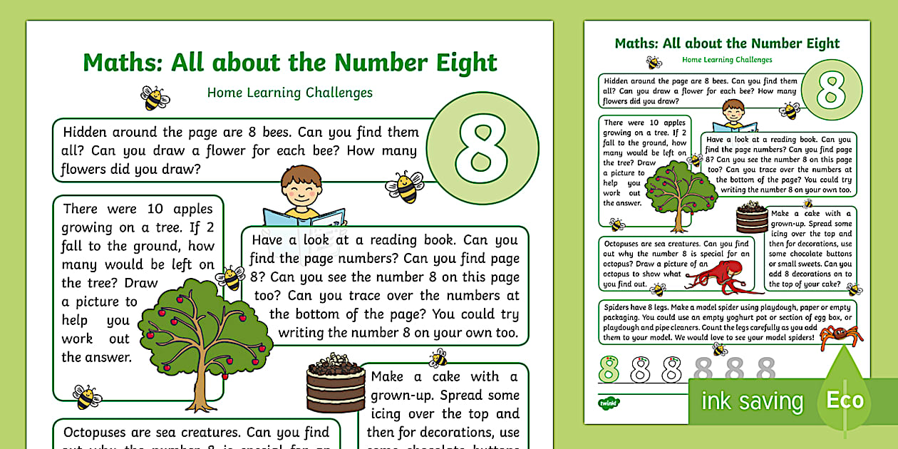 Maths Home Learning | Easy to Print | Twinkl (teacher made)