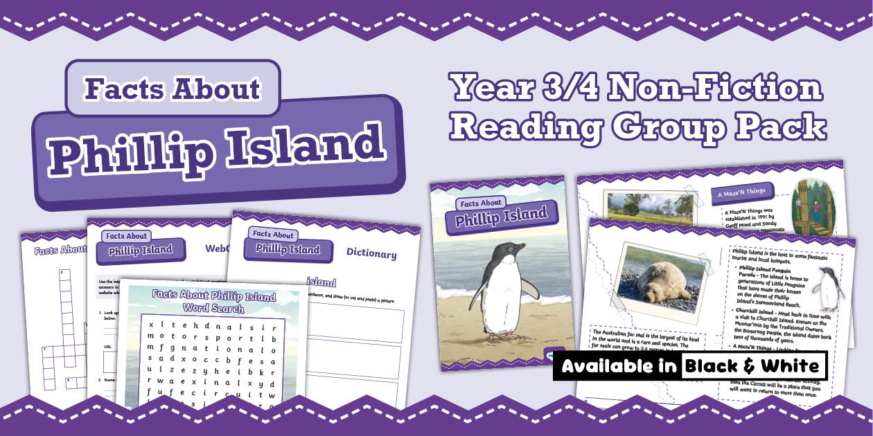 Non-Fiction Reading Pack: Facts About Phillip Island