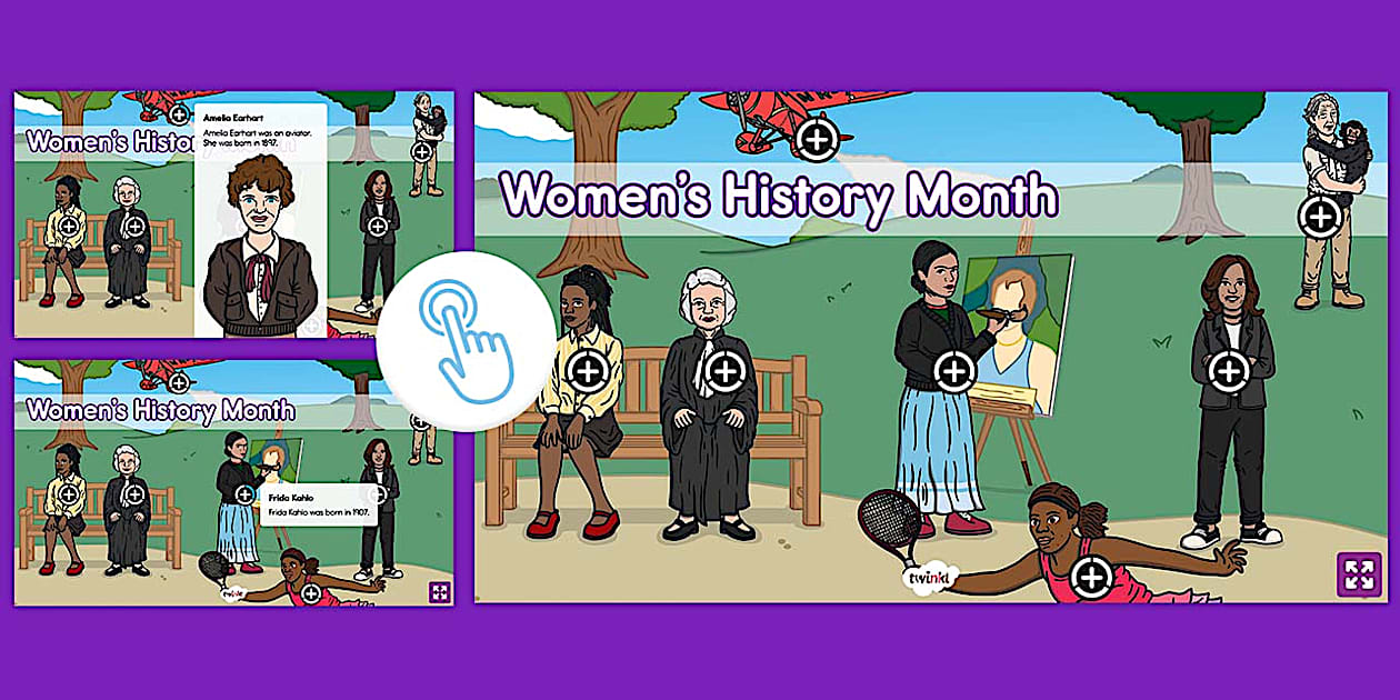 Women's History Month Digital Picture Activity | Twinkl USA