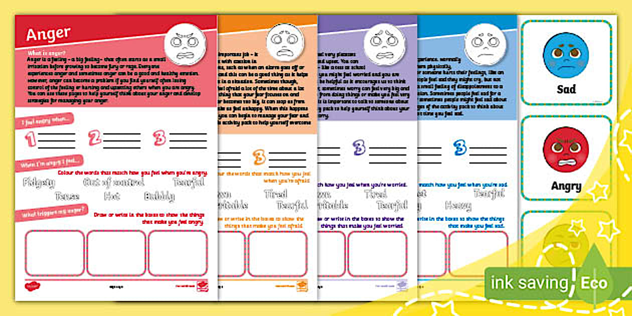 Managing My Emotions Activity Pack - Twinkl