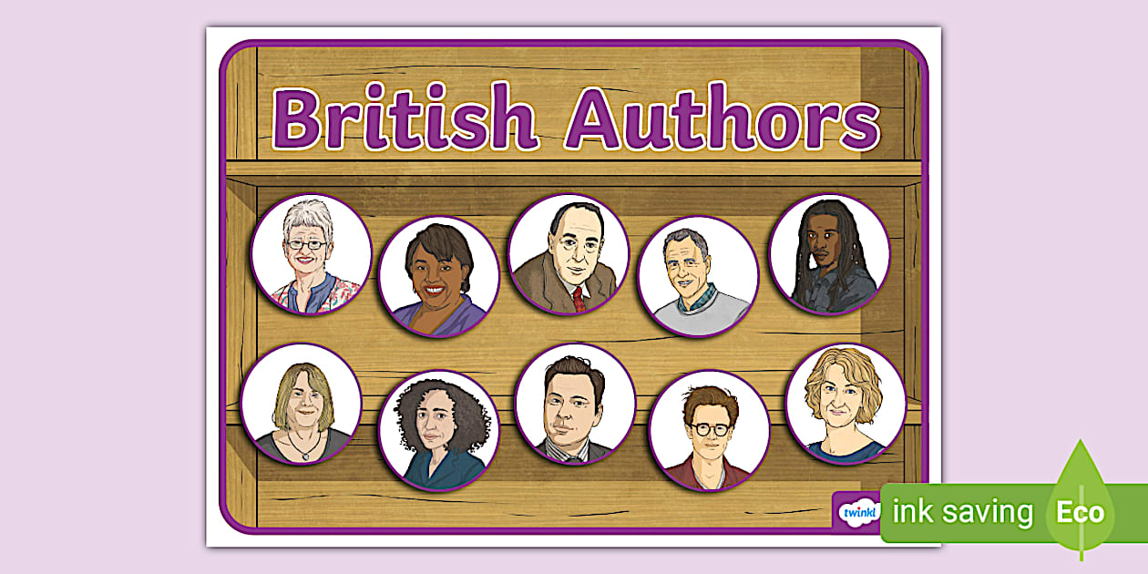 British Authors Display Poster (Teacher-Made) - Twinkl