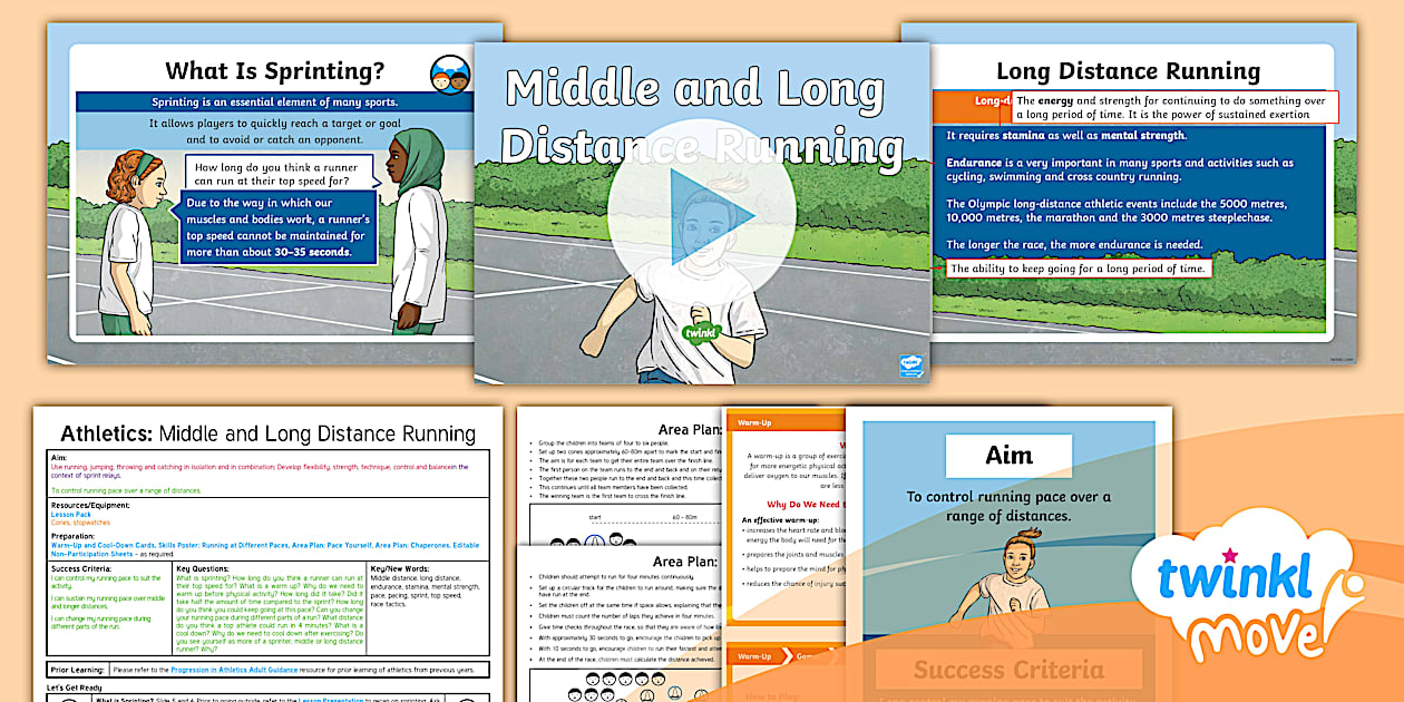 Pacing Lesson in Athletics - Year 6 - Twinkl Move PE