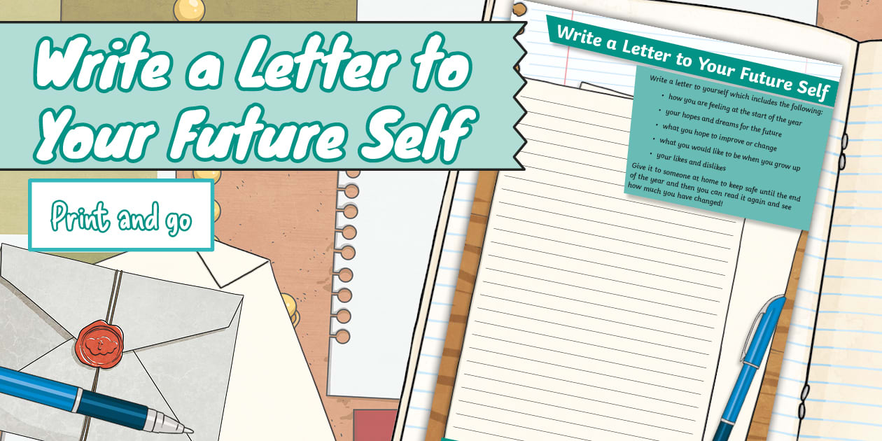 Write a Letter to Your Future Self Worksheet