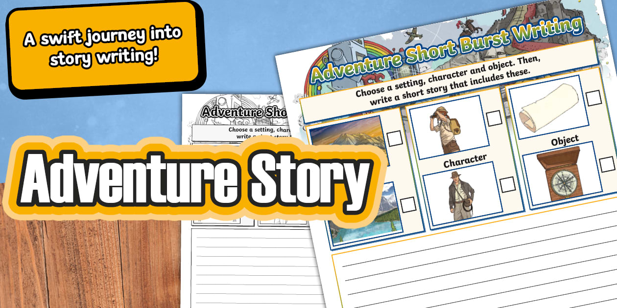 * NEW * Create Your Own Adventure Short Burst Writing Template