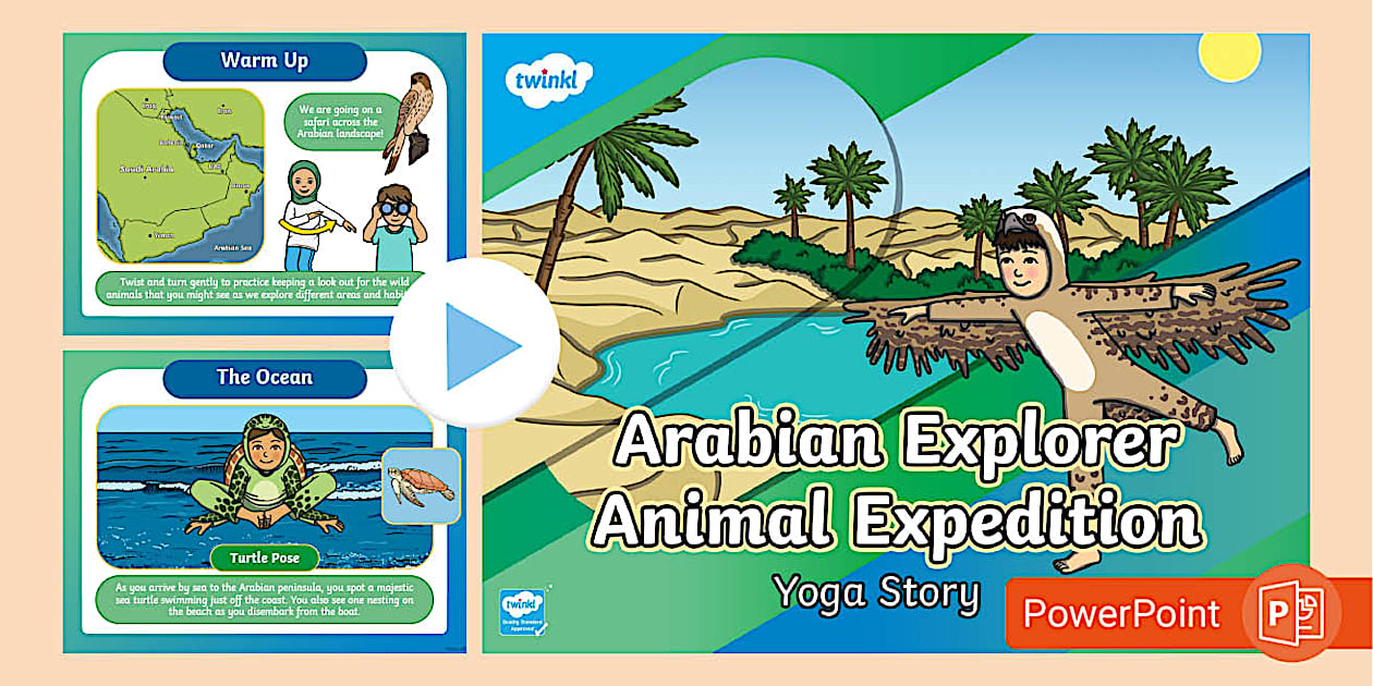Arabian Explorer Animal Expedition - Yoga Story - Twinkl