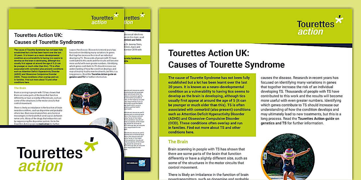 FREE! - Tourettes Action UK: Causes of Tourette Syndrome