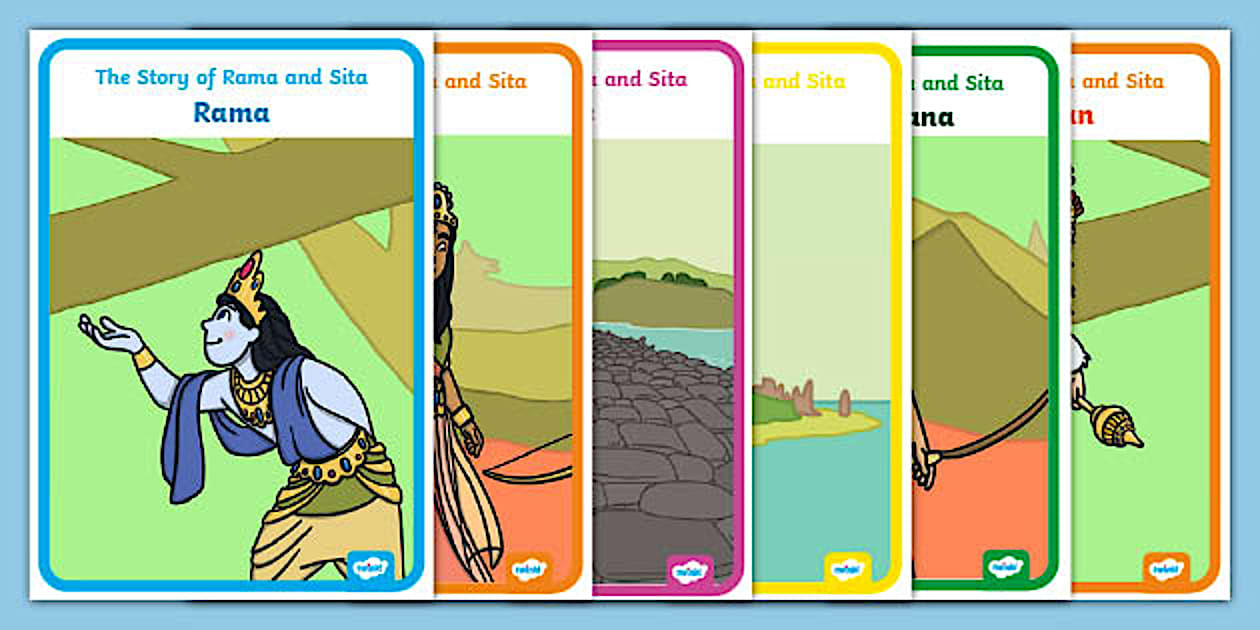 The Story of Rama and Sita Display Posters - Twinkl