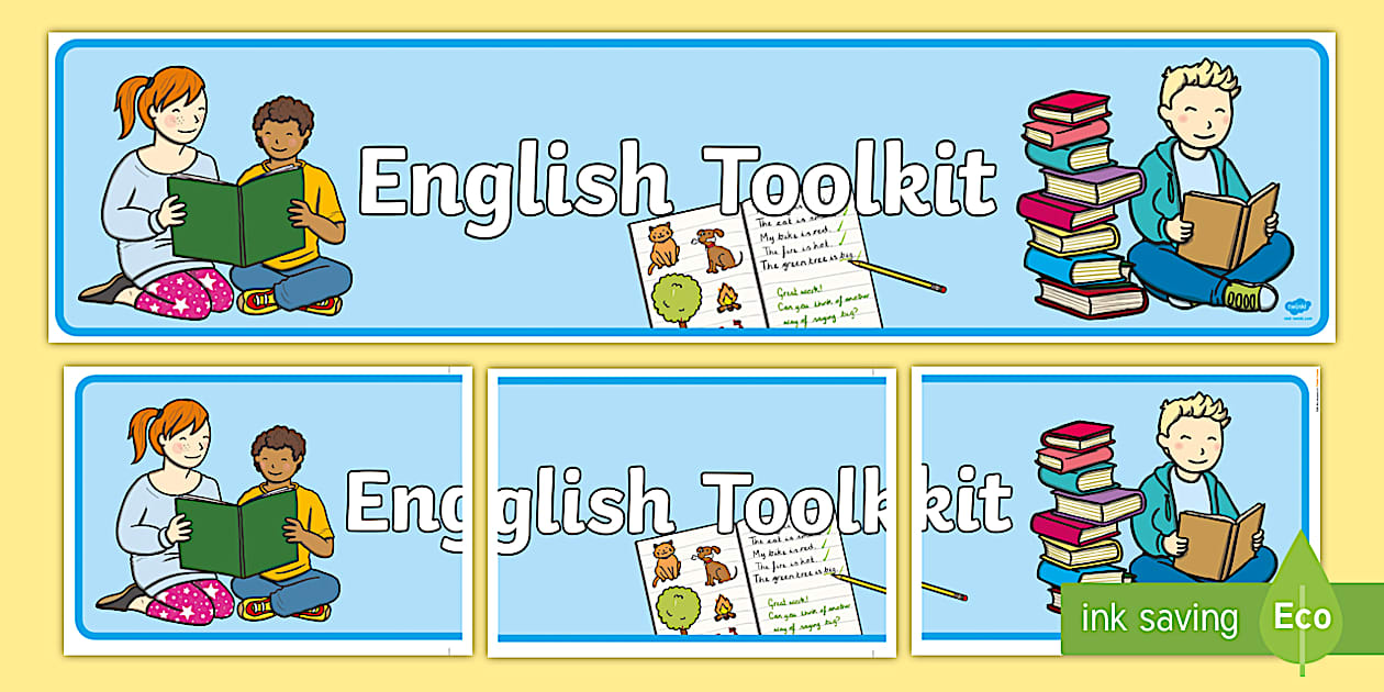 English Toolkit Display Banner (teacher made) - Twinkl