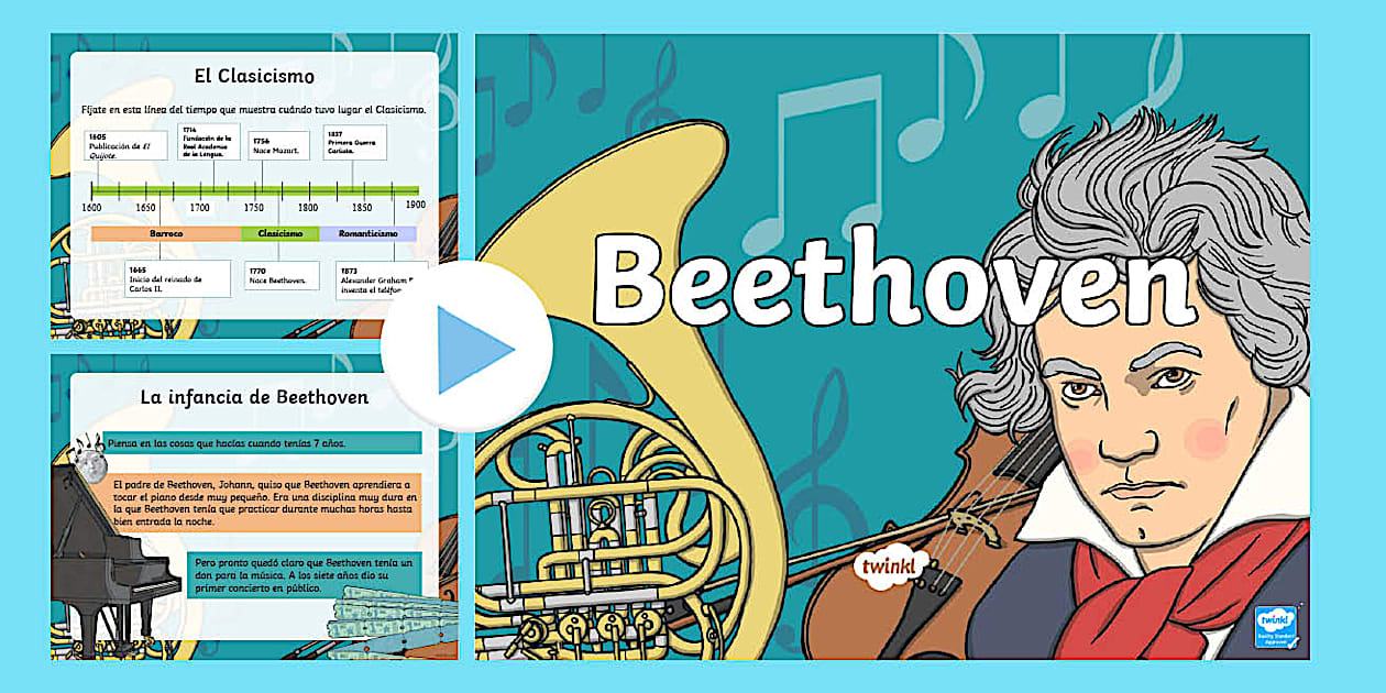 Presentación: Beethoven (teacher made) - Twinkl