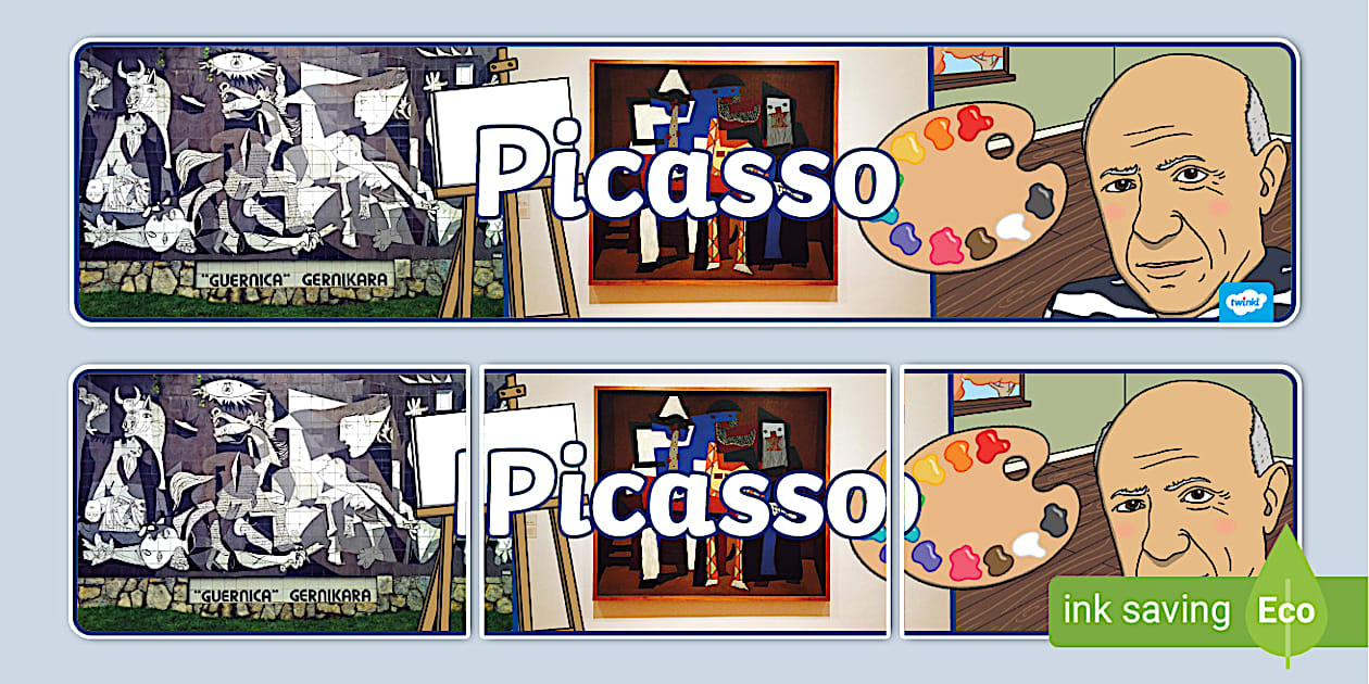 Picasso Photo Display Banner (teacher made) - Twinkl
