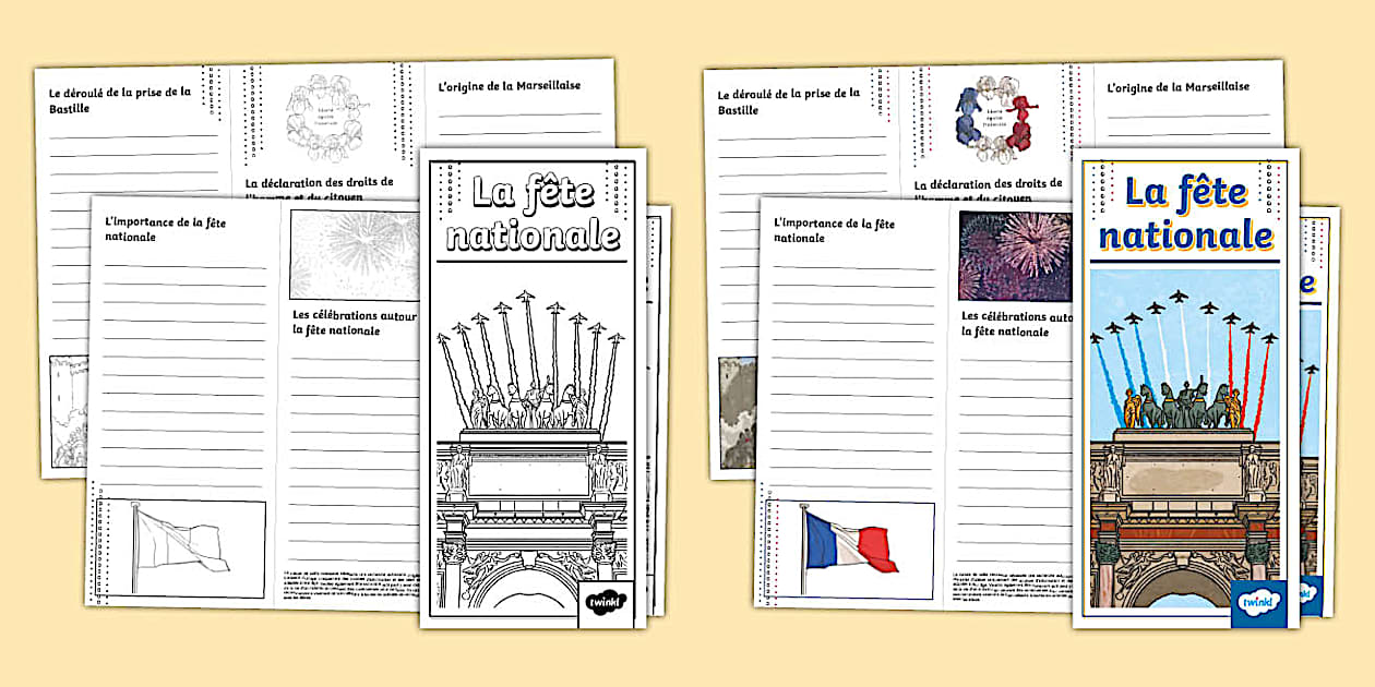 Brochure : La fête nationale - Twinkl Histoire