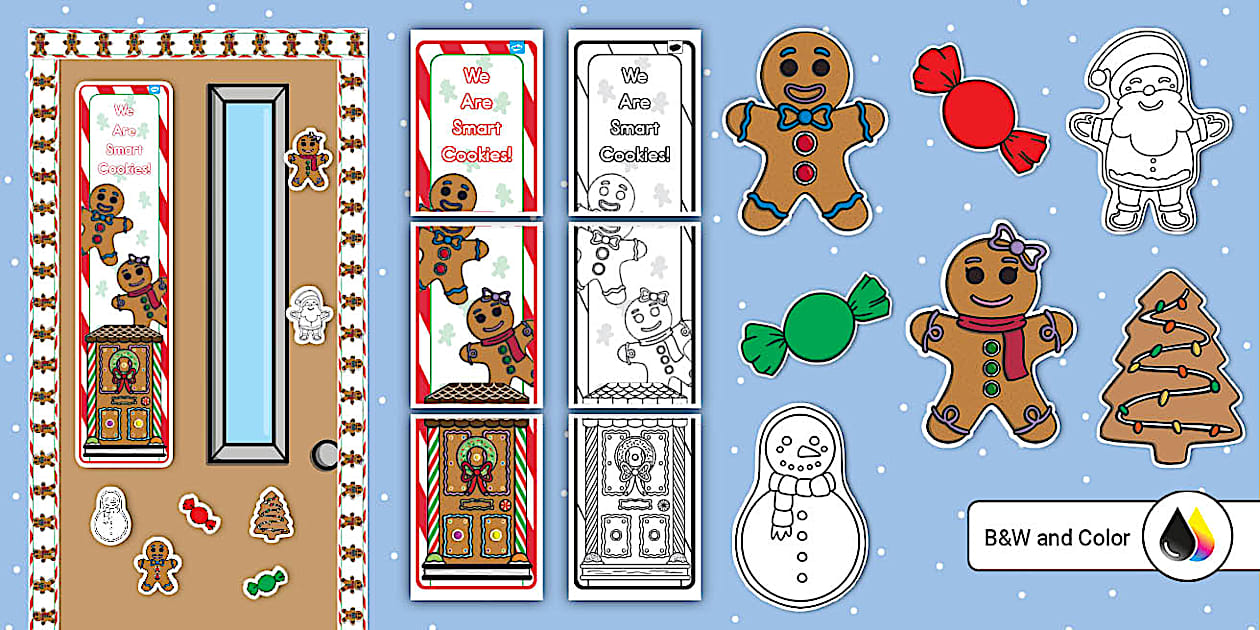 We Are Smart Cookies! Gingerbread Door Decorating Pack